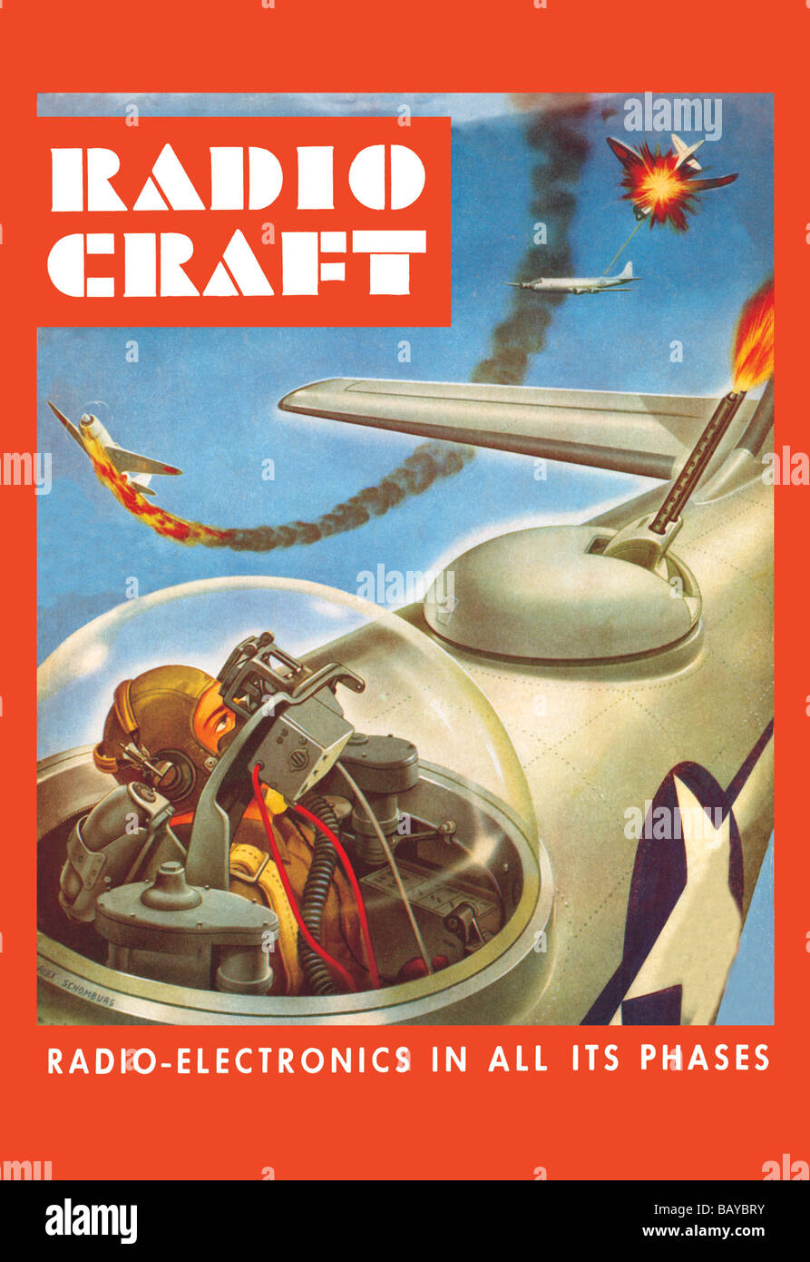 Radio-Craft: Fighter Plane Stock Photo - Alamy