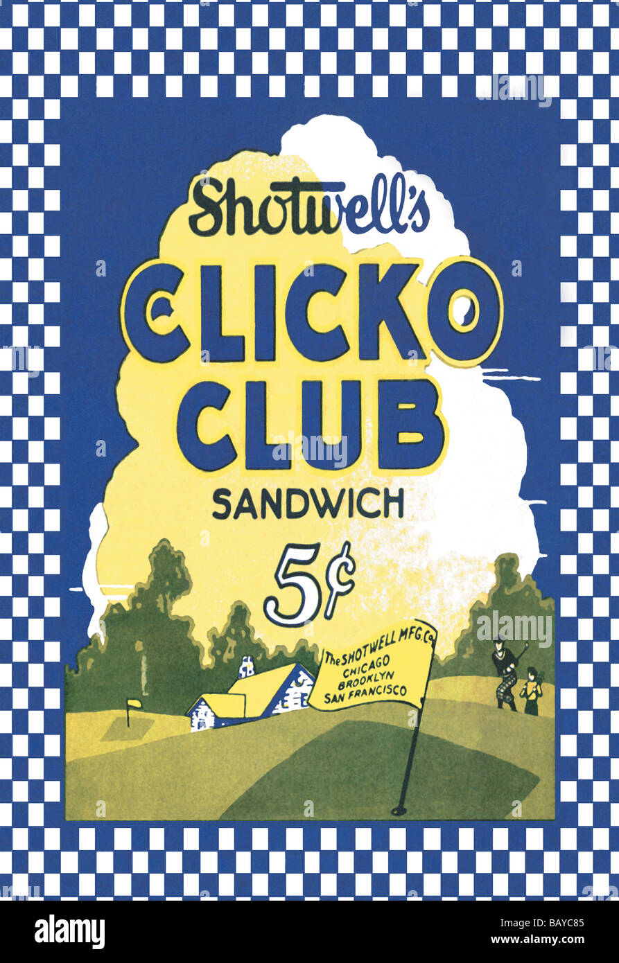 Clicko Club Sandwich Stock Photo - Alamy