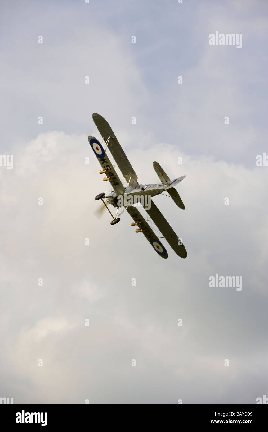 Gloster Gladiator As seen at Shuttleworth Spring AirShow 2009 Stock ...