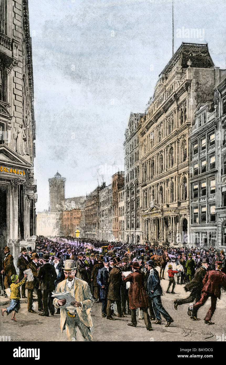 Ny stock exchange 1890s hi-res stock photography and images - Alamy