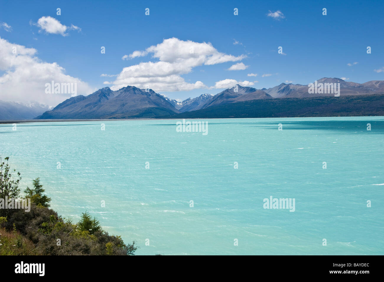 Lake Pukaki South Island New Zealand Stock Photo - Alamy