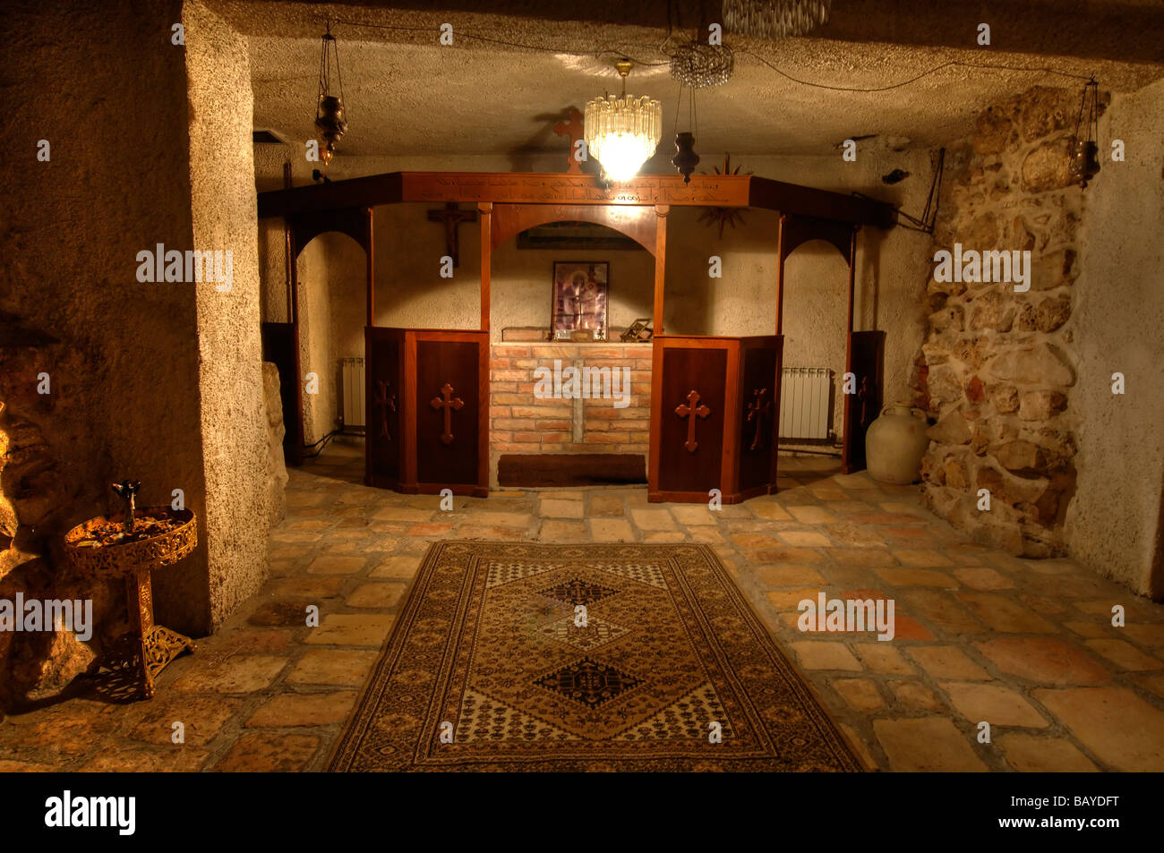 Upper Room at St Marks Church; Jerusalem, Israel Stock Photo - Alamy