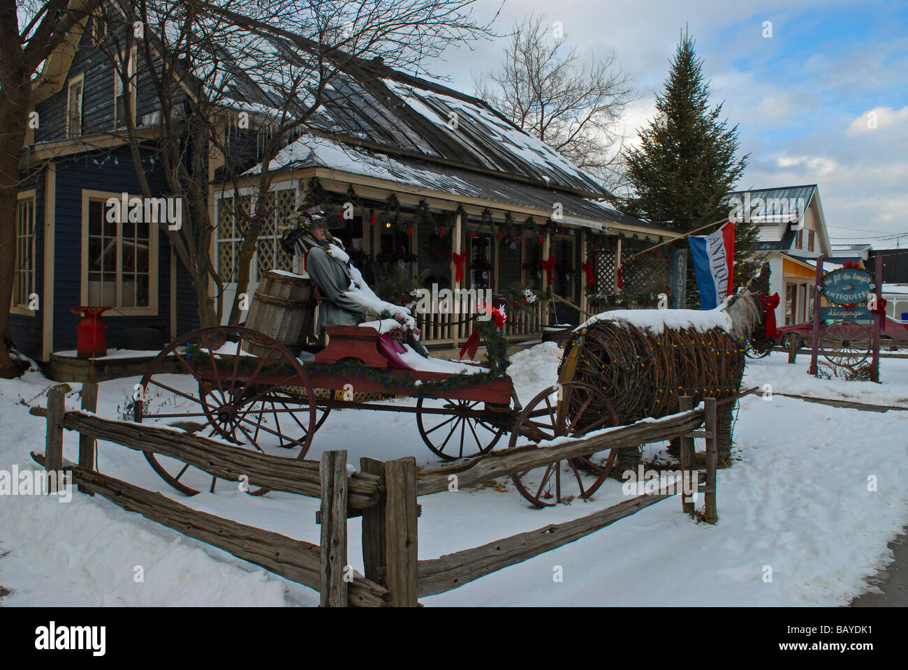 Town of Dunham Eastern Townships Quebec canada Stock Photo - Alamy