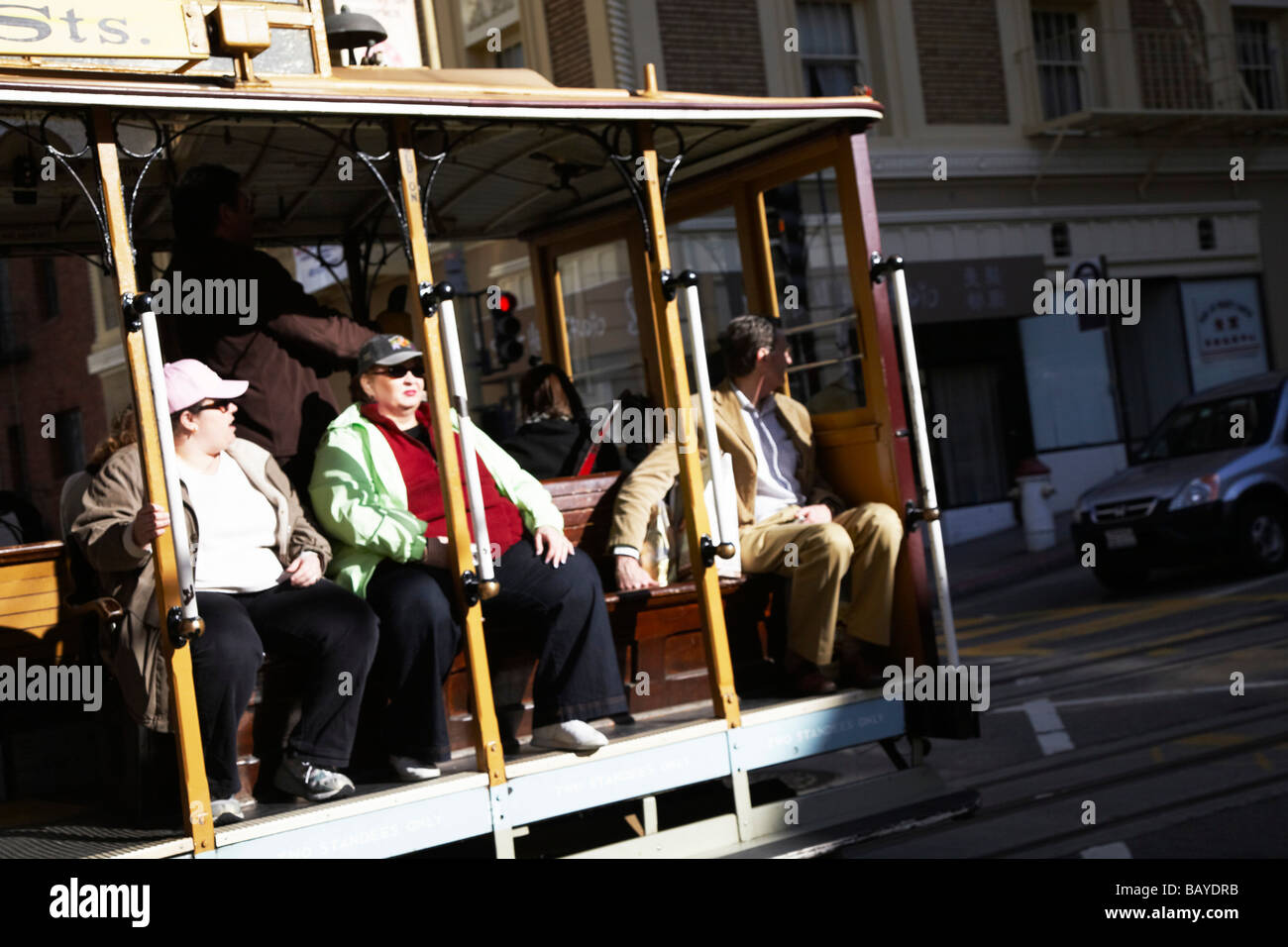 Riding on tram hi-res stock photography and images - Alamy