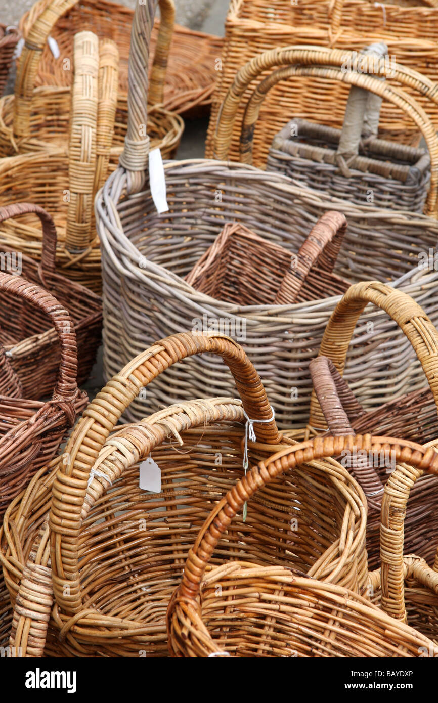 Traditional woven baskets hi-res stock photography and images - Alamy