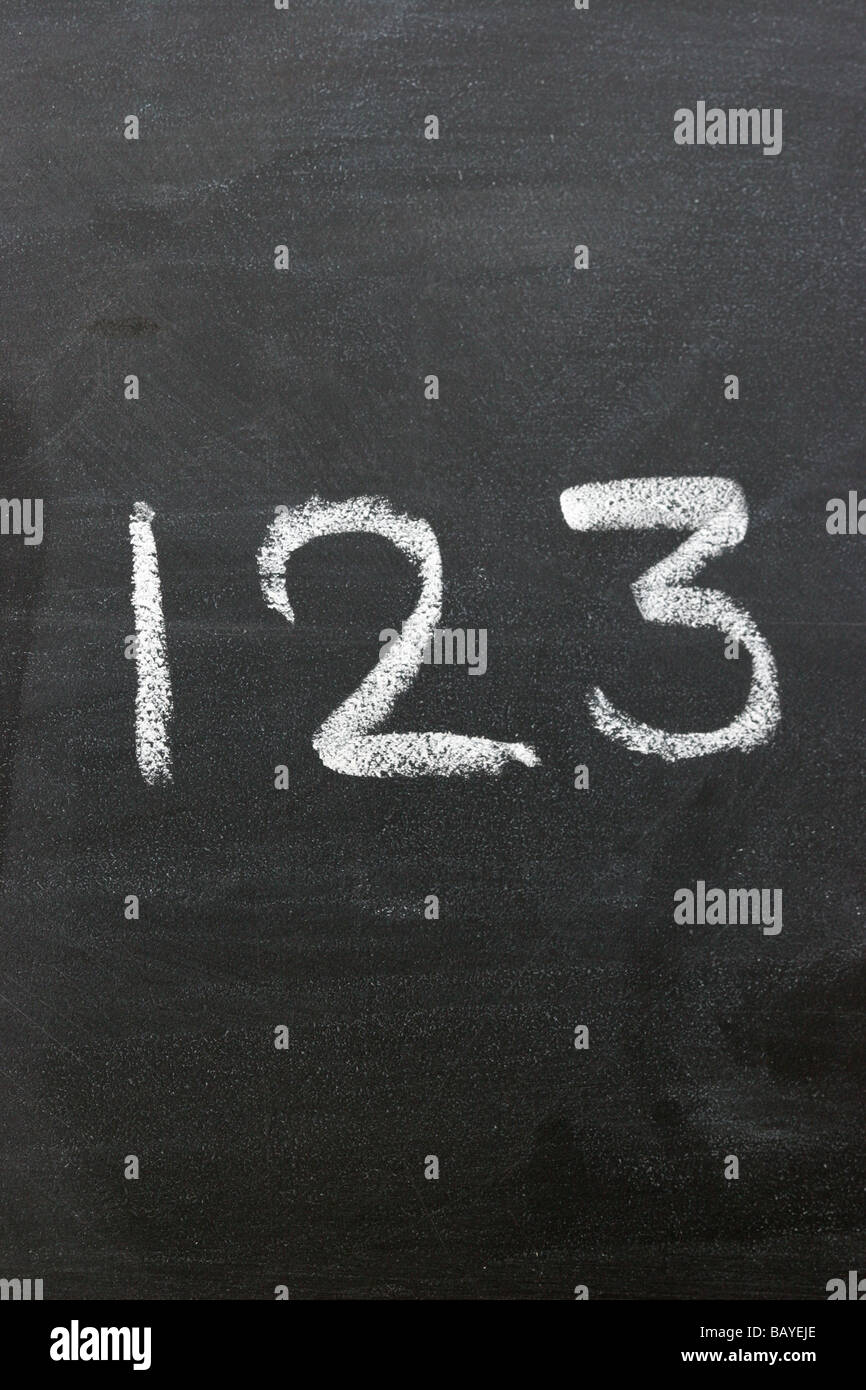 123 numbers hi-res stock photography and images - Alamy