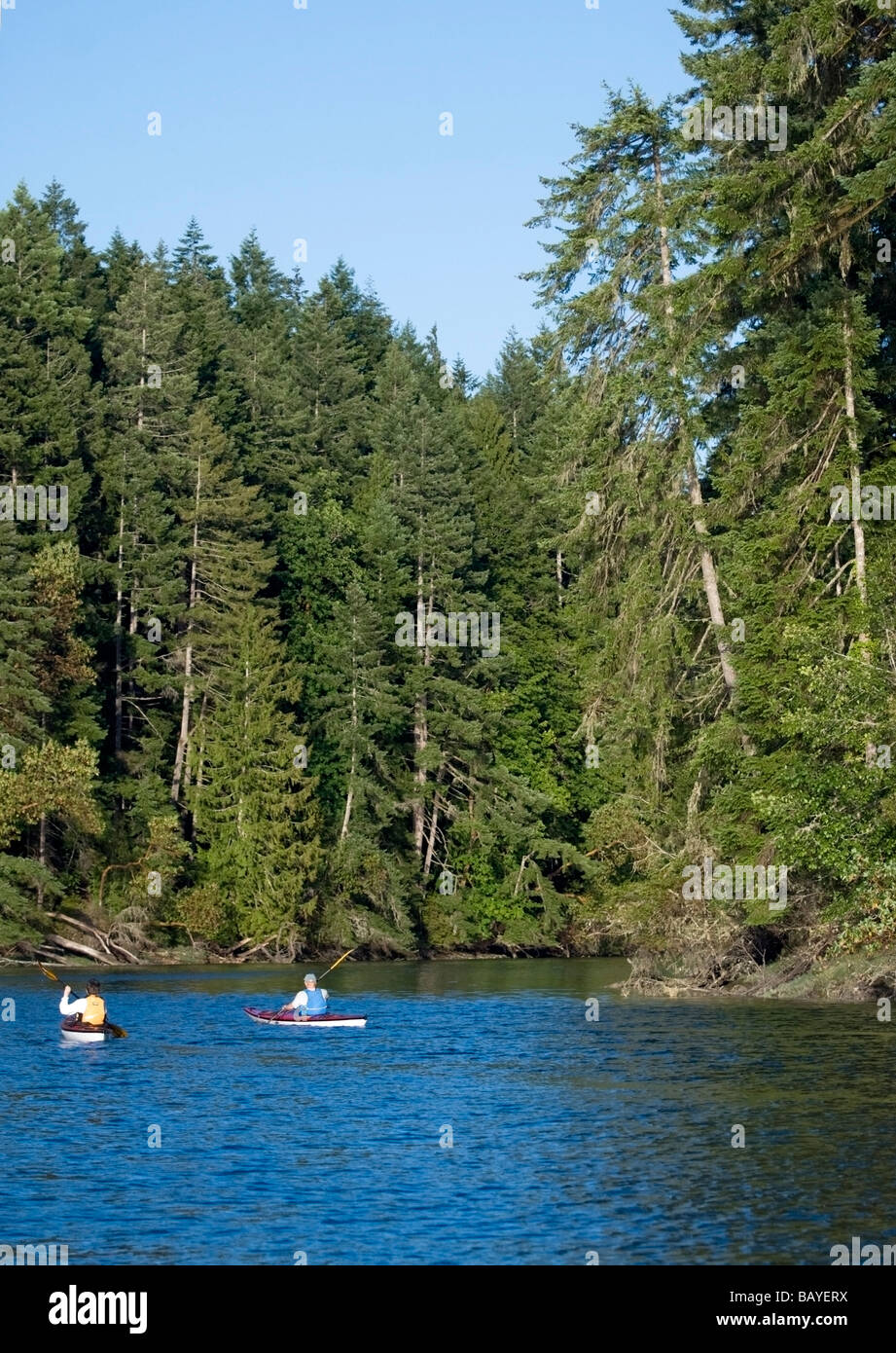 A couple enjoys exploring the beauty of Washington's Puget Sound by ...