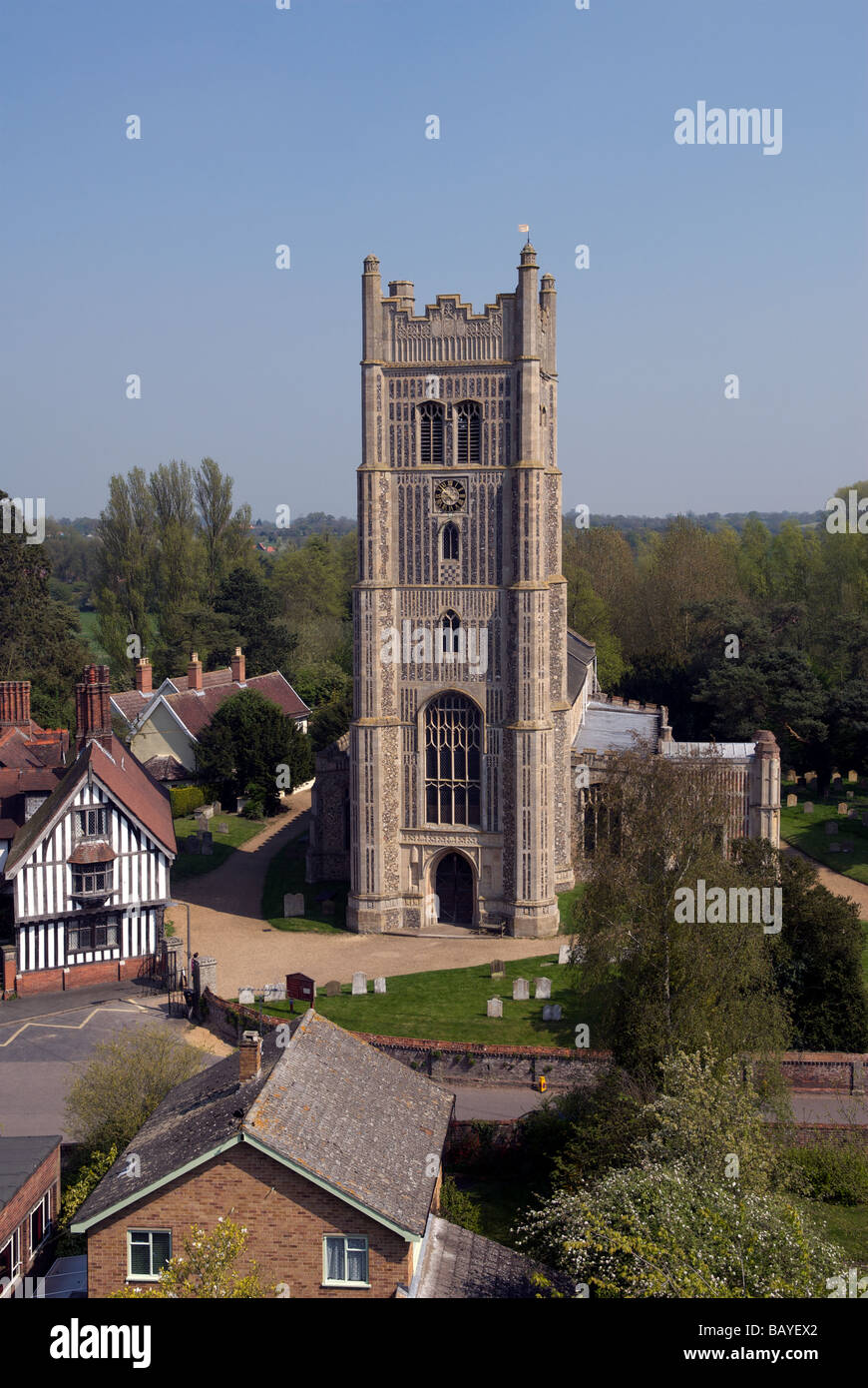 The Guildhall and Parish church of St Peters and St Paul, said to have ...