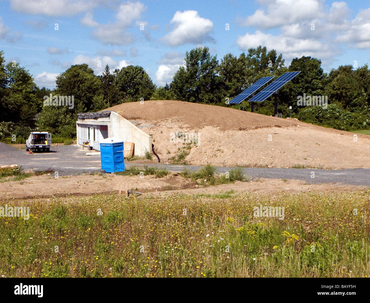 Terra home construction being built with energy conservation principals ...