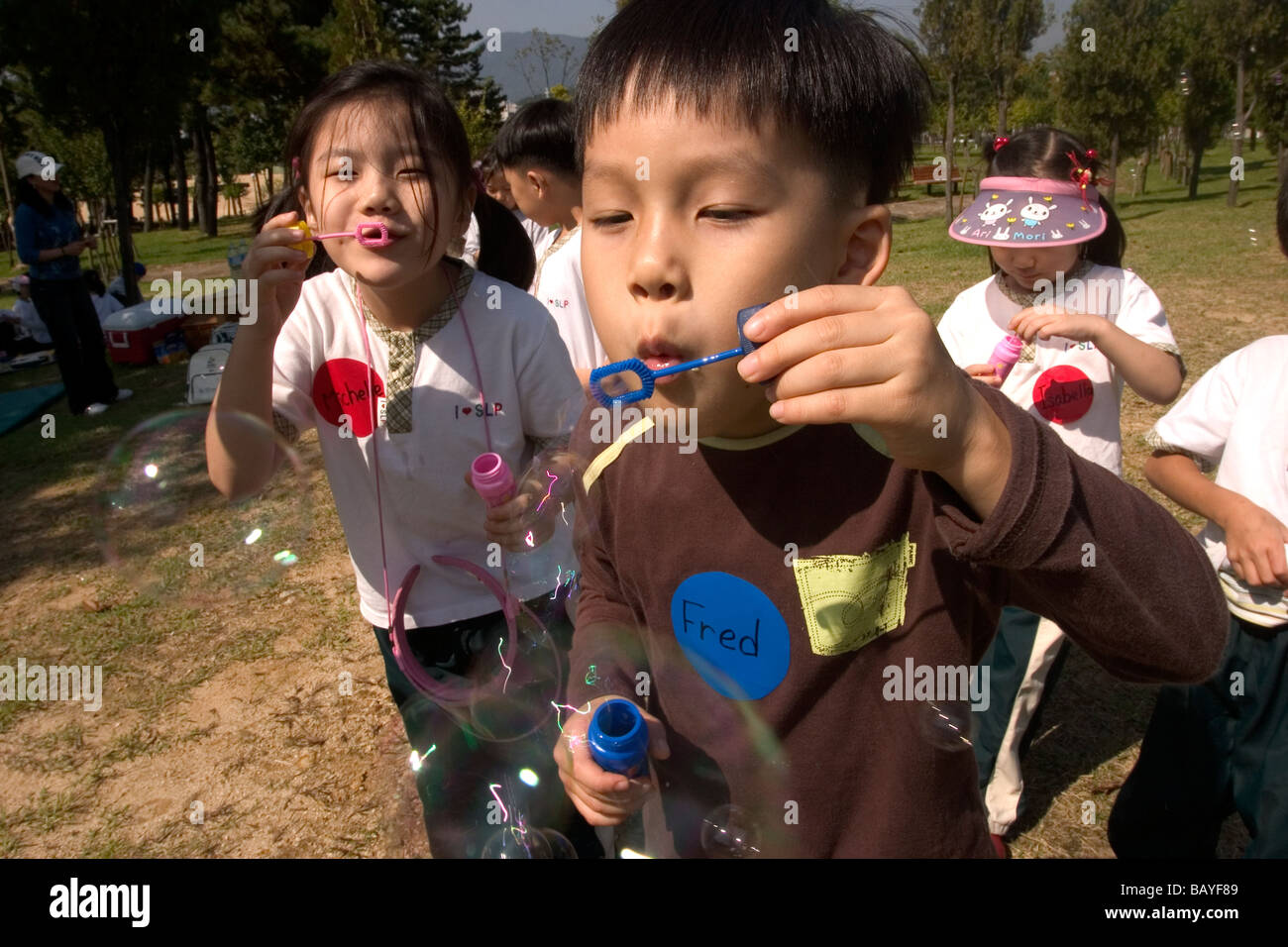 South korean children hi-res stock photography and images - Alamy
