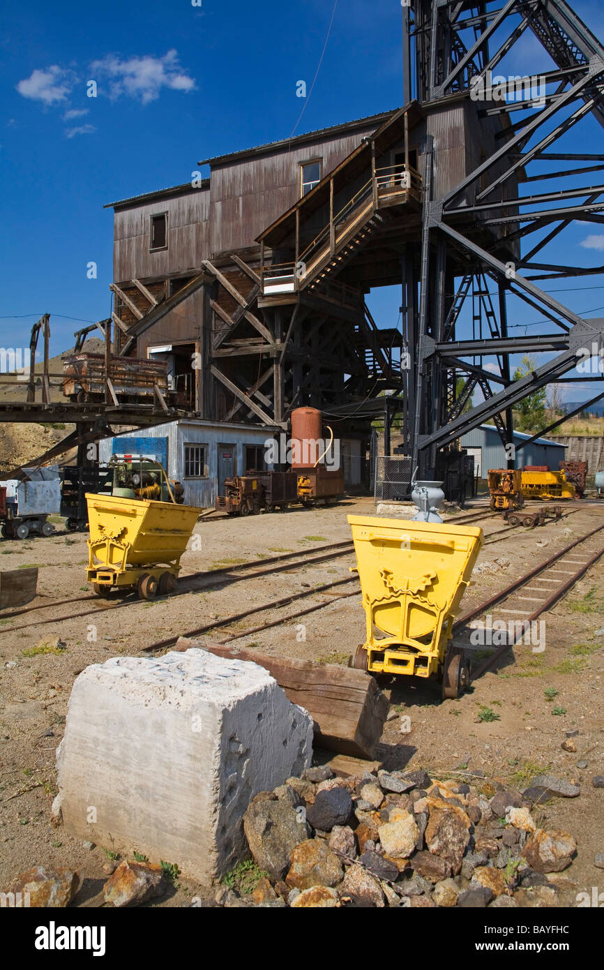 Orphan Girl Mine, World Museum of Mining, Butte, Montana, USA Stock ...