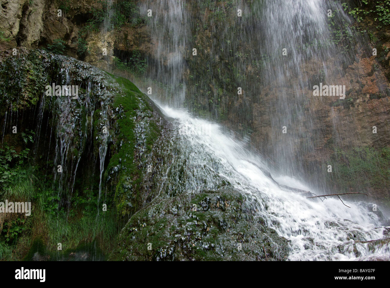 Krushuna Waterfall, Krushuna National Park, Bulgaria Stock Photo - Alamy