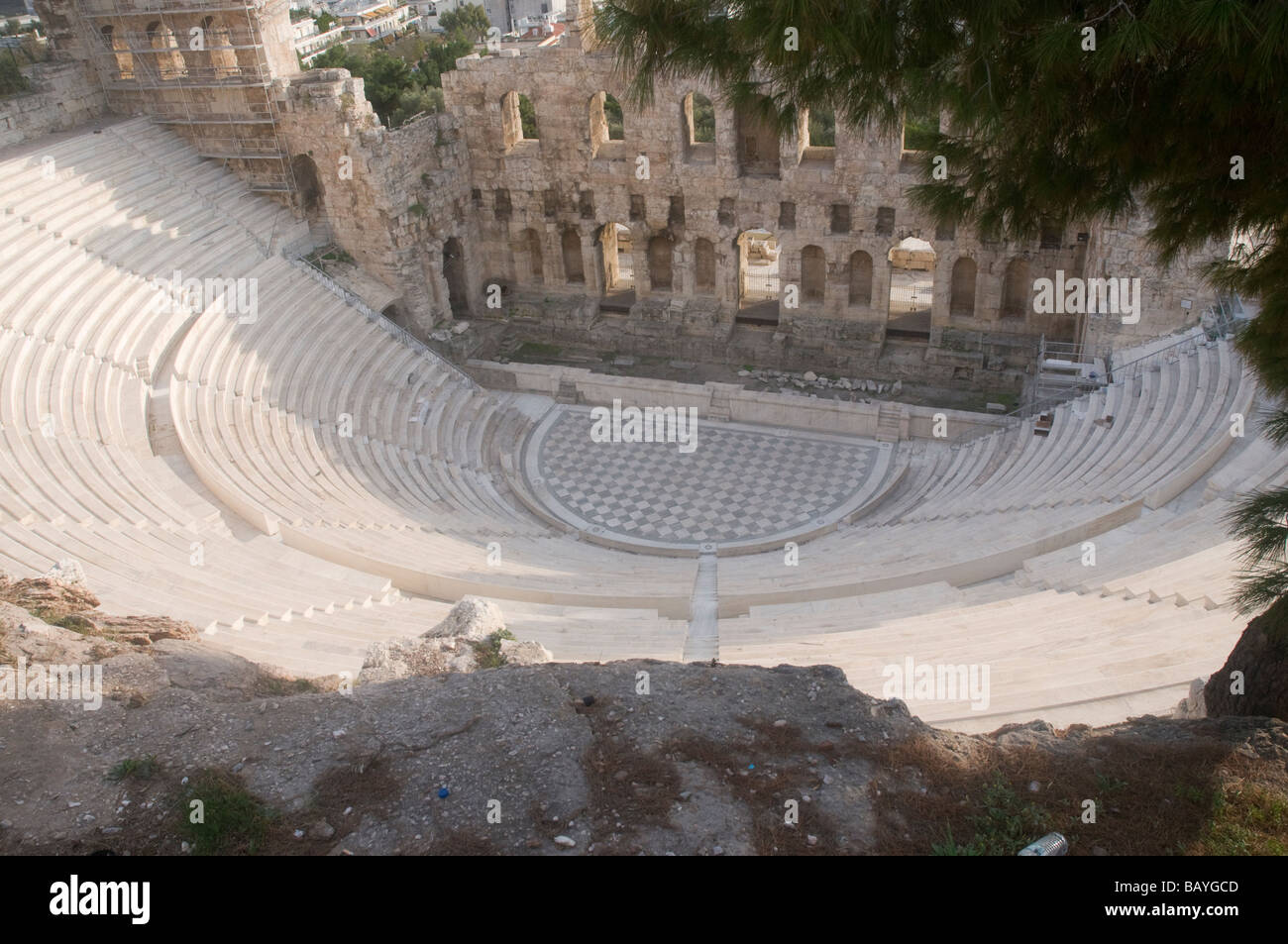 Amphitheatre at the foot of the Acropolis Stock Photo - Alamy