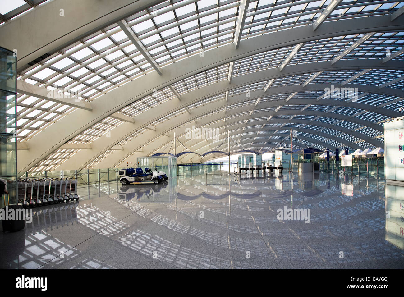 Beijing Capital International Airport Terminal Three Stock Photo - Alamy