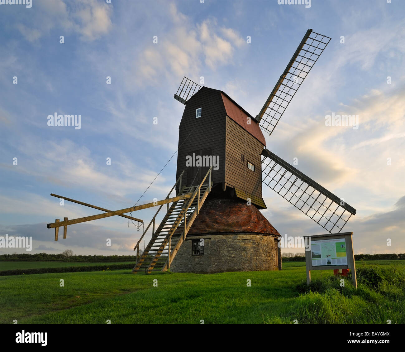 Post windmill uk hi-res stock photography and images - Alamy