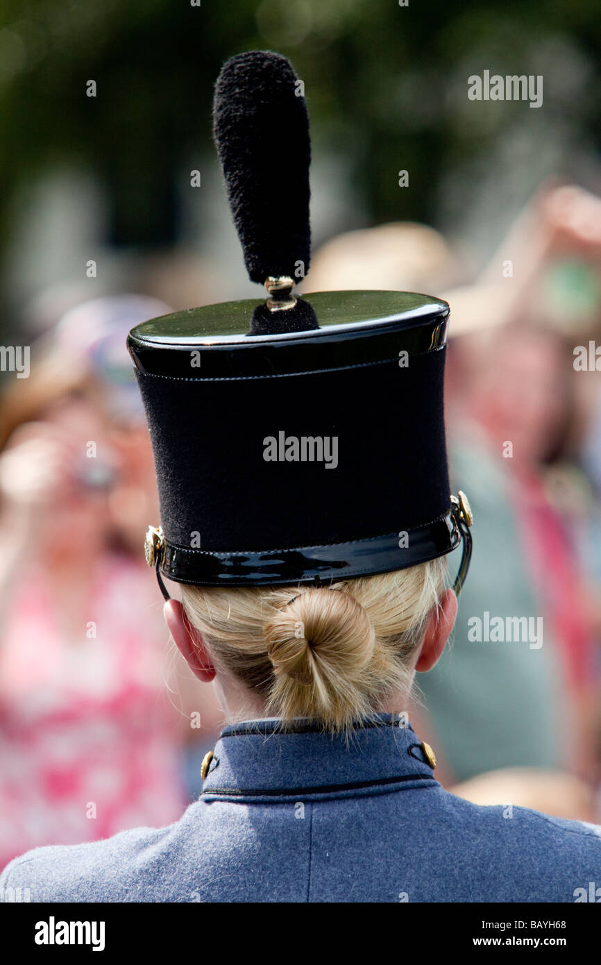 Senior cadets in formal dress uniform during the Long Grey Line ...