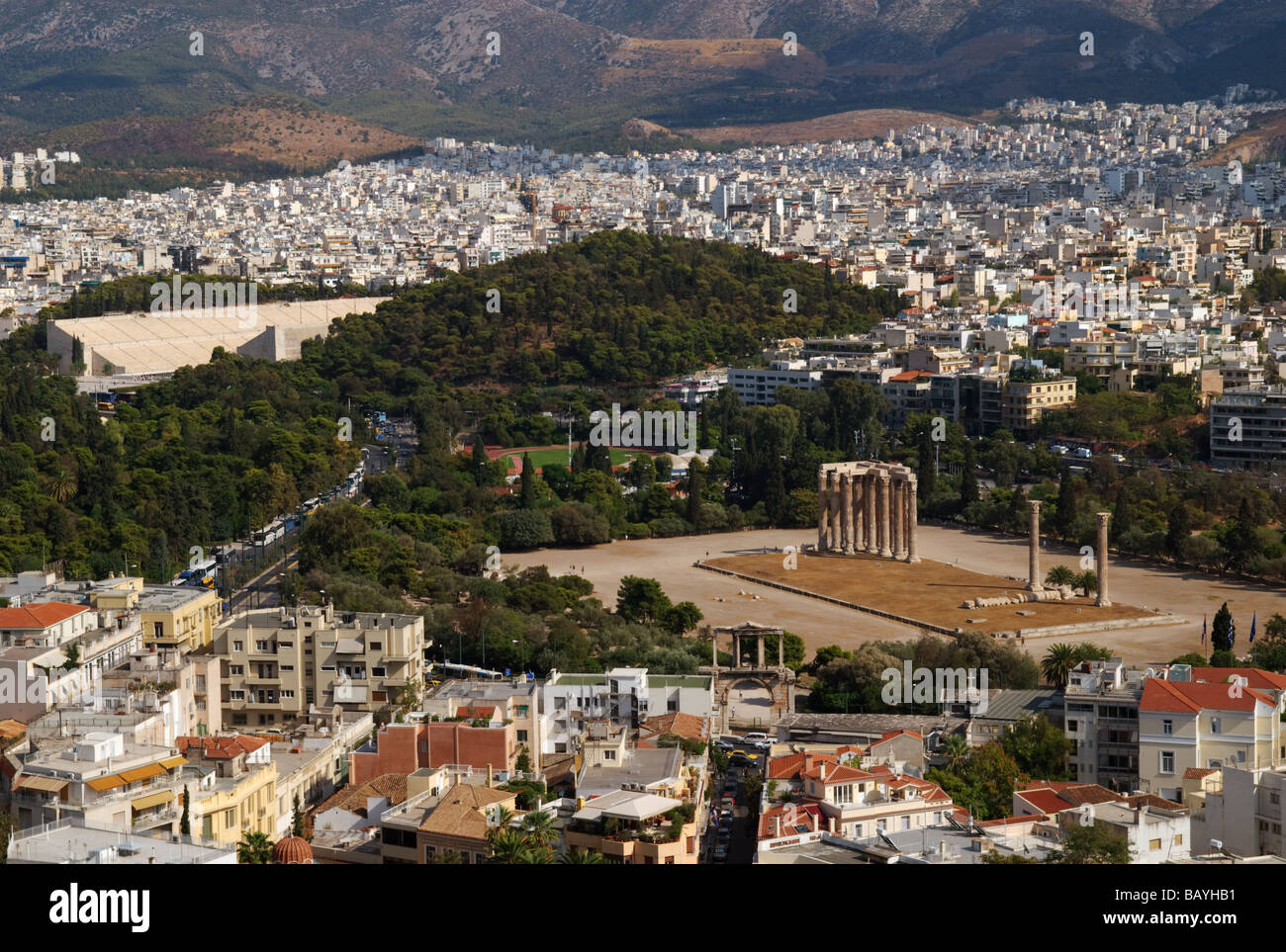 Athens urban sprawl hi-res stock photography and images - Alamy