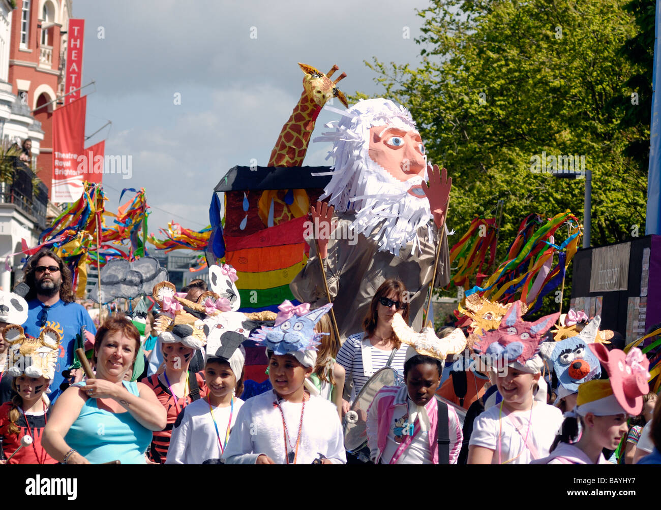 Children's parade through Brighton 2009 Stock Photo - Alamy