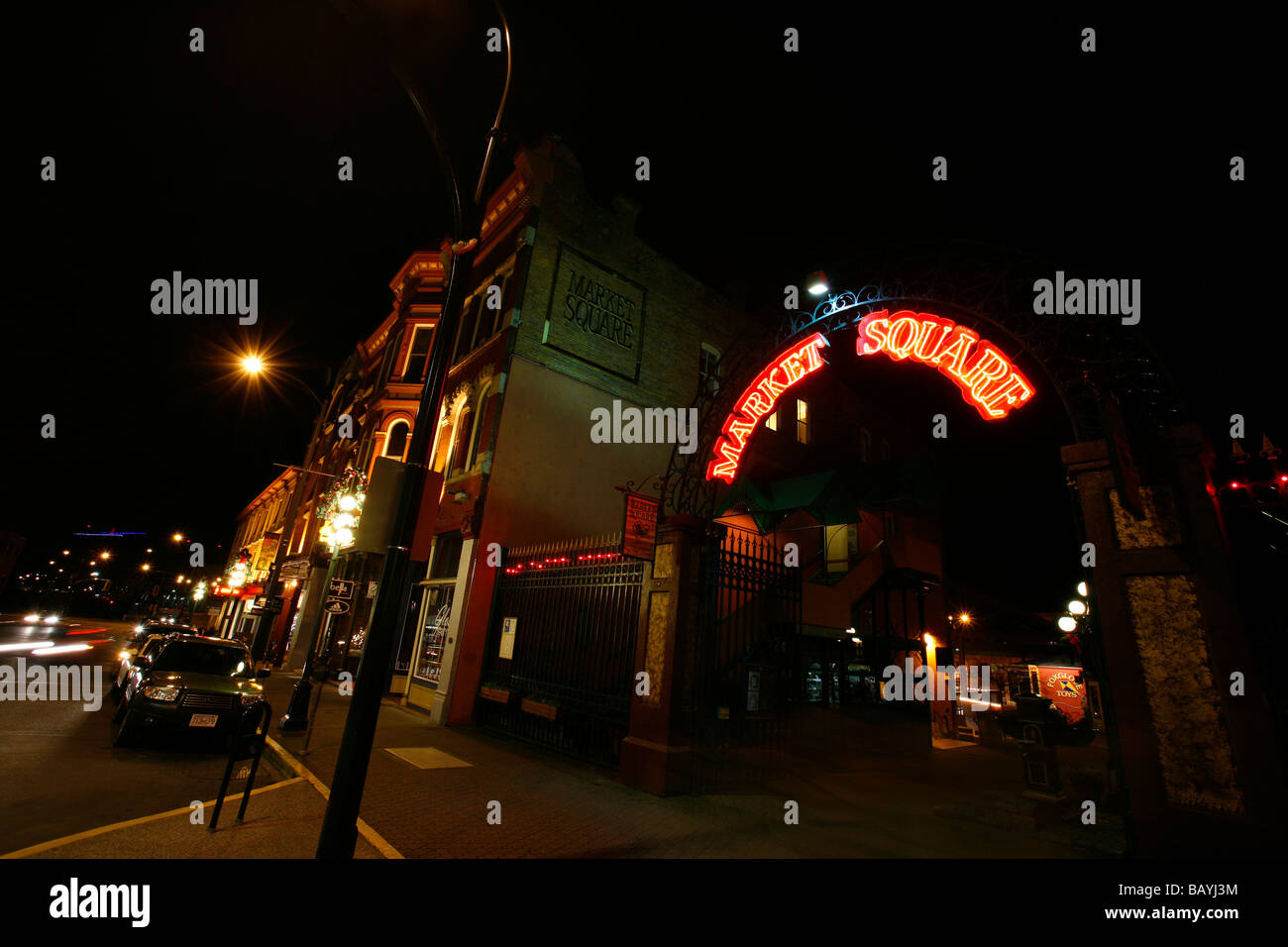 Market Square shopping area on Lower Johnson Street in Victoria ...