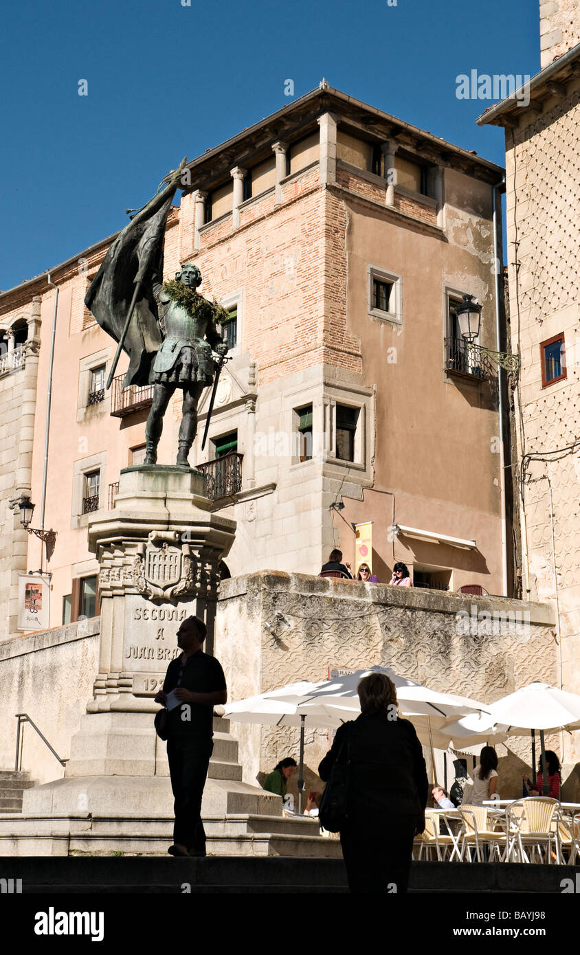 Juan Bravo's Statue - Segovia, Spain Stock Photo - Alamy