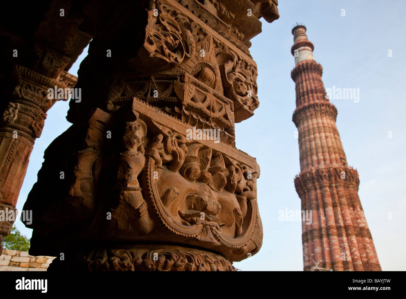 Qutub minar hindu architecture hi-res stock photography and images - Alamy