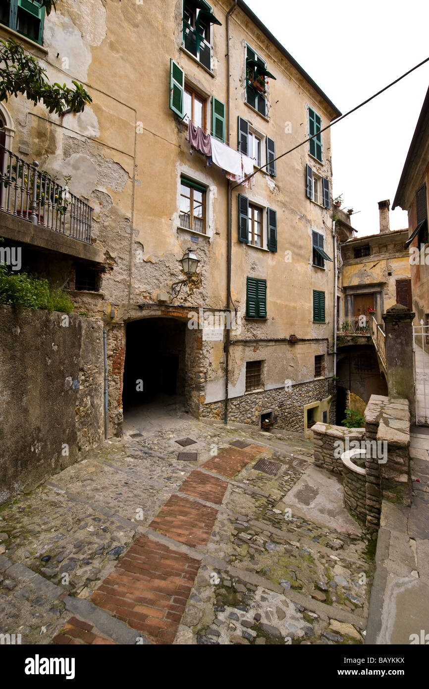Old Town Arcola Province of La Spezia Italy Stock Photo - Alamy