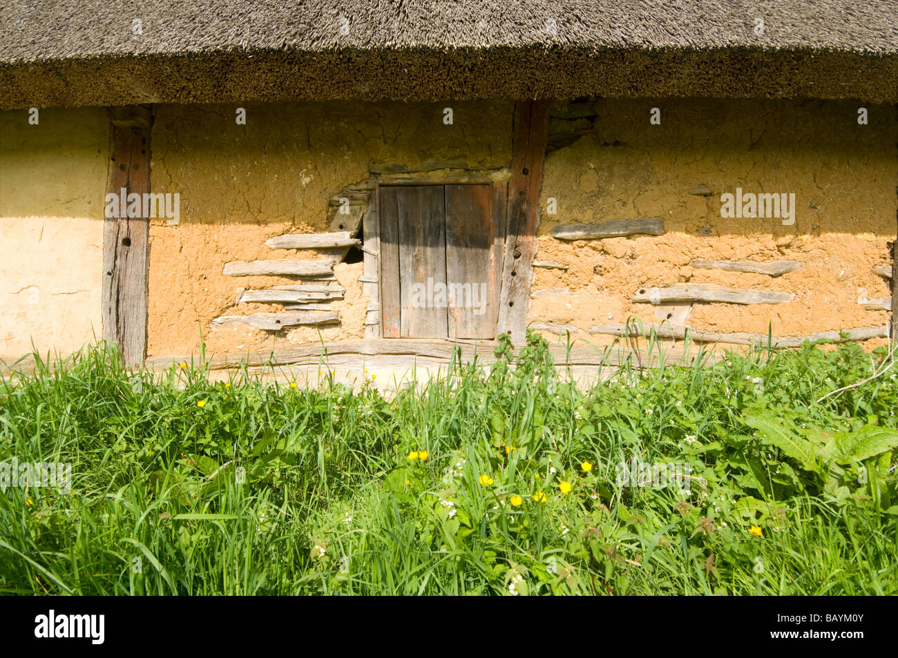 Wattle and Daub Barn Normandy France Stock Photo - Alamy