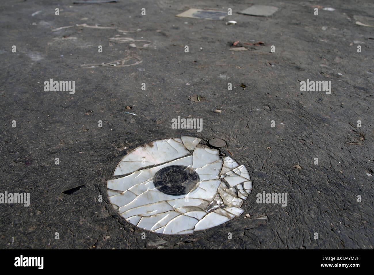 Smashed disk hi-res stock photography and images - Alamy