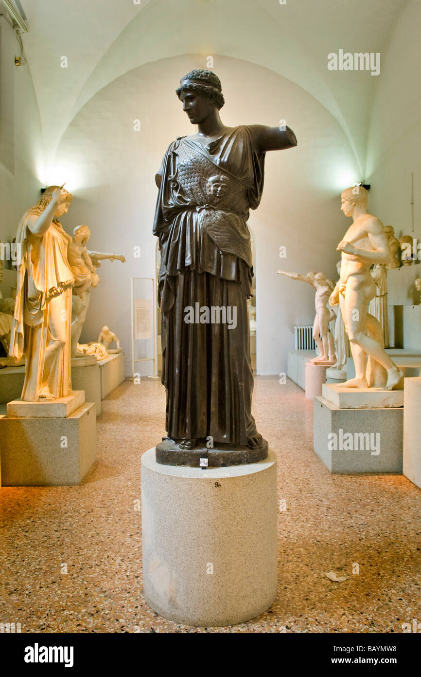 Gipsoteca of Civic Archaeological Museum bronze statue of Athena Lemnia ...