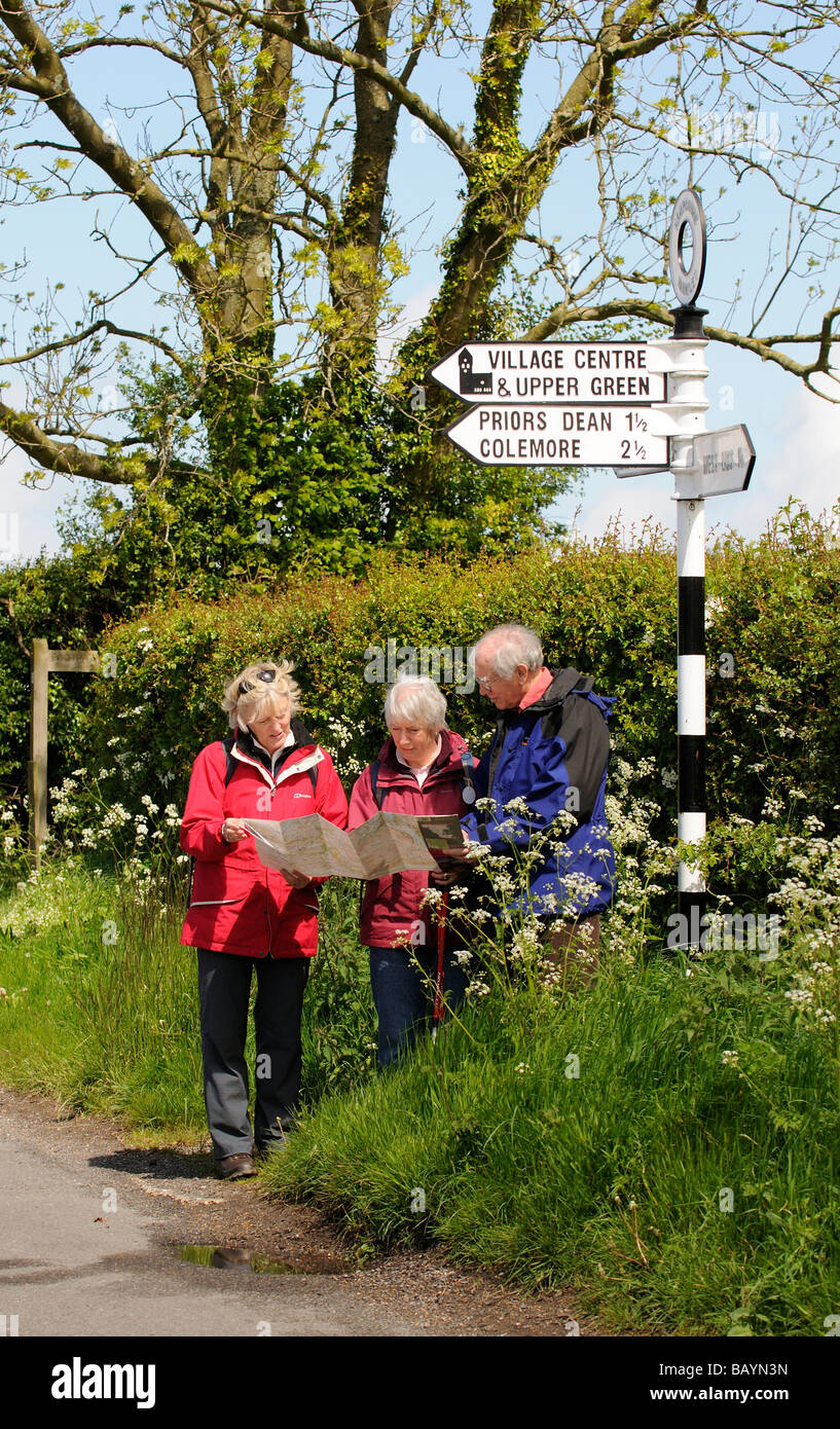 Female Walker Checking Map High Resolution Stock Photography and Images ...
