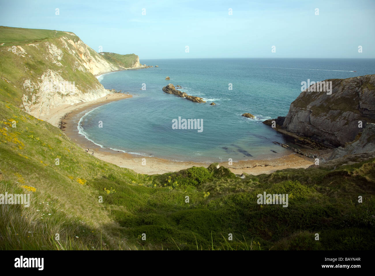 Man 'o War bay, Dorset, England Stock Photo - Alamy