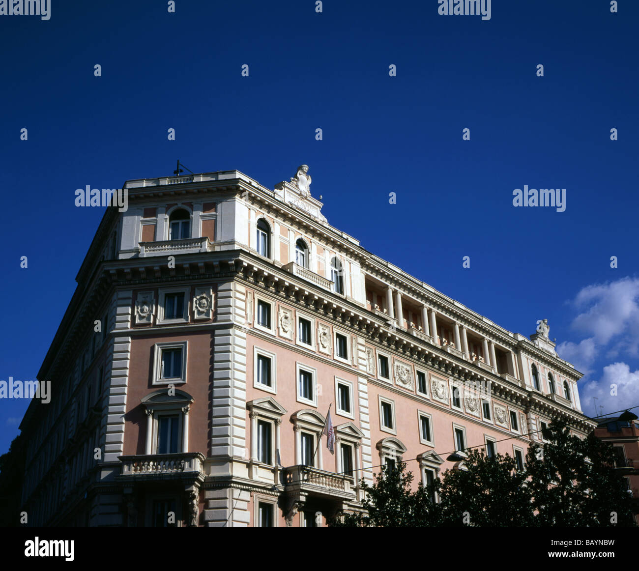 Renaissance style offices and apartments Central Rome Italy Stock Photo ...