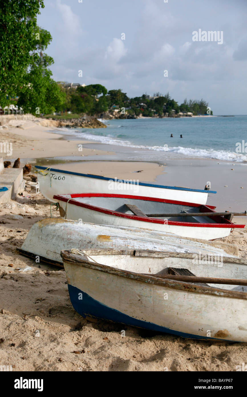 Barbados St James Beach Stock Photo - Alamy