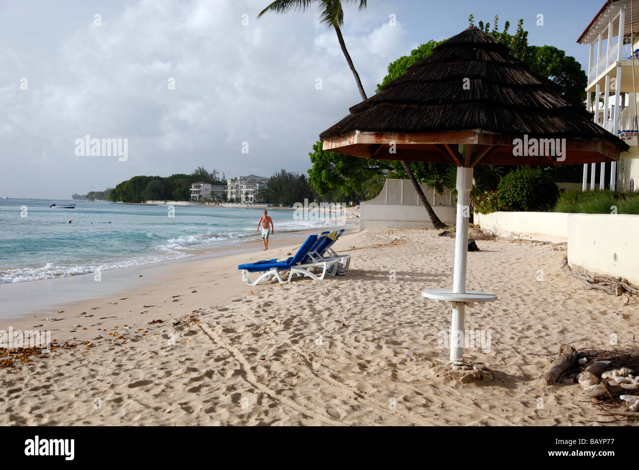 Barbados St James Beach Stock Photo - Alamy