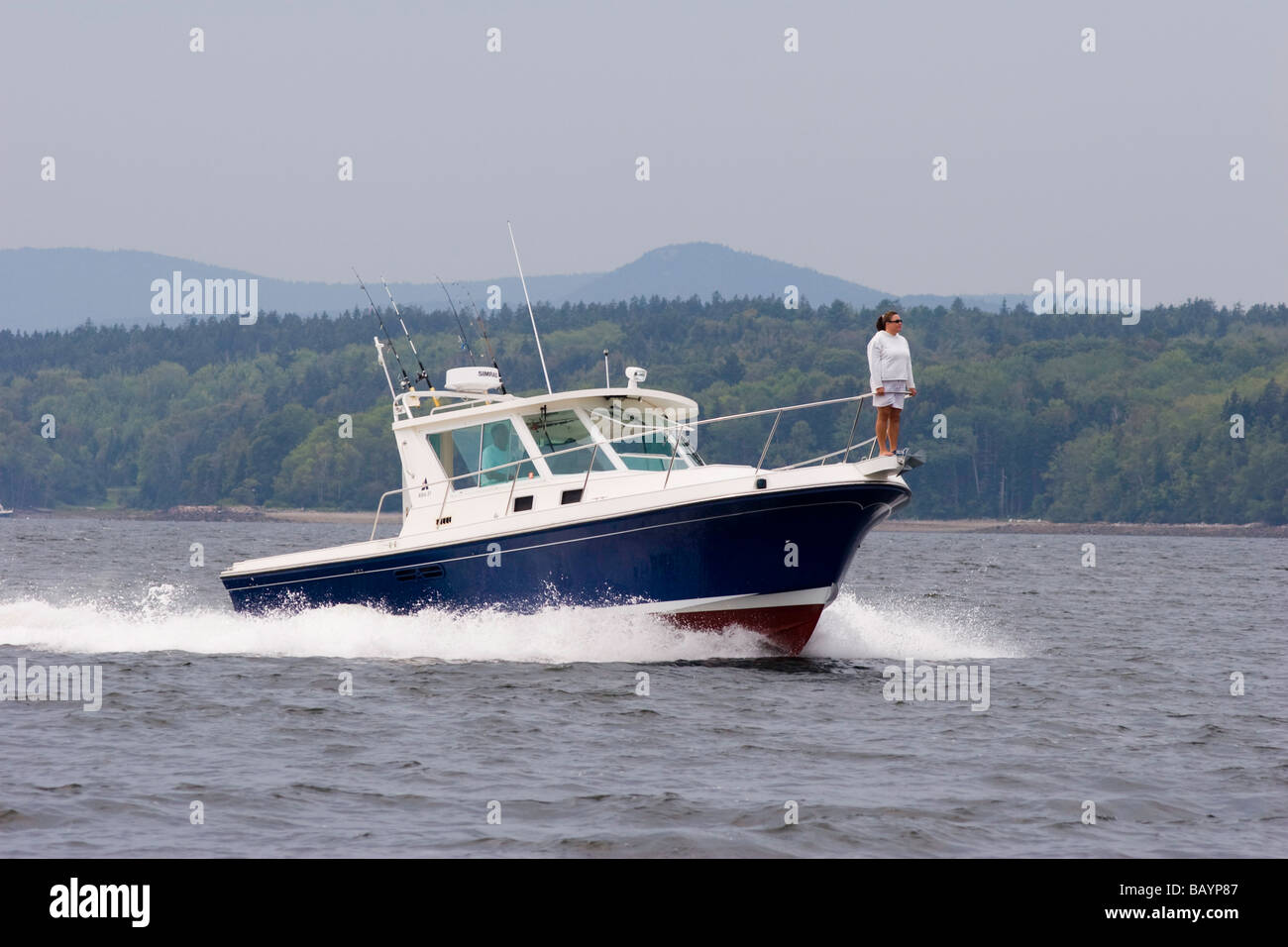 Motorboating on the penobscot hi-res stock photography and images - Alamy