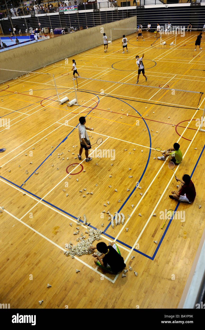 Badminton coaching session hi-res stock photography and images - Alamy