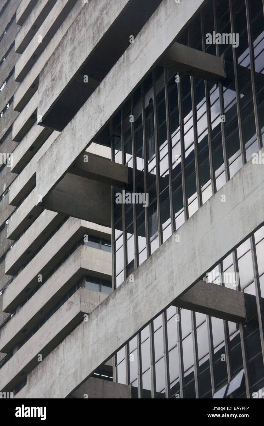 Detail of the postal services headquarters in Rio de Janeiro Brazil ...