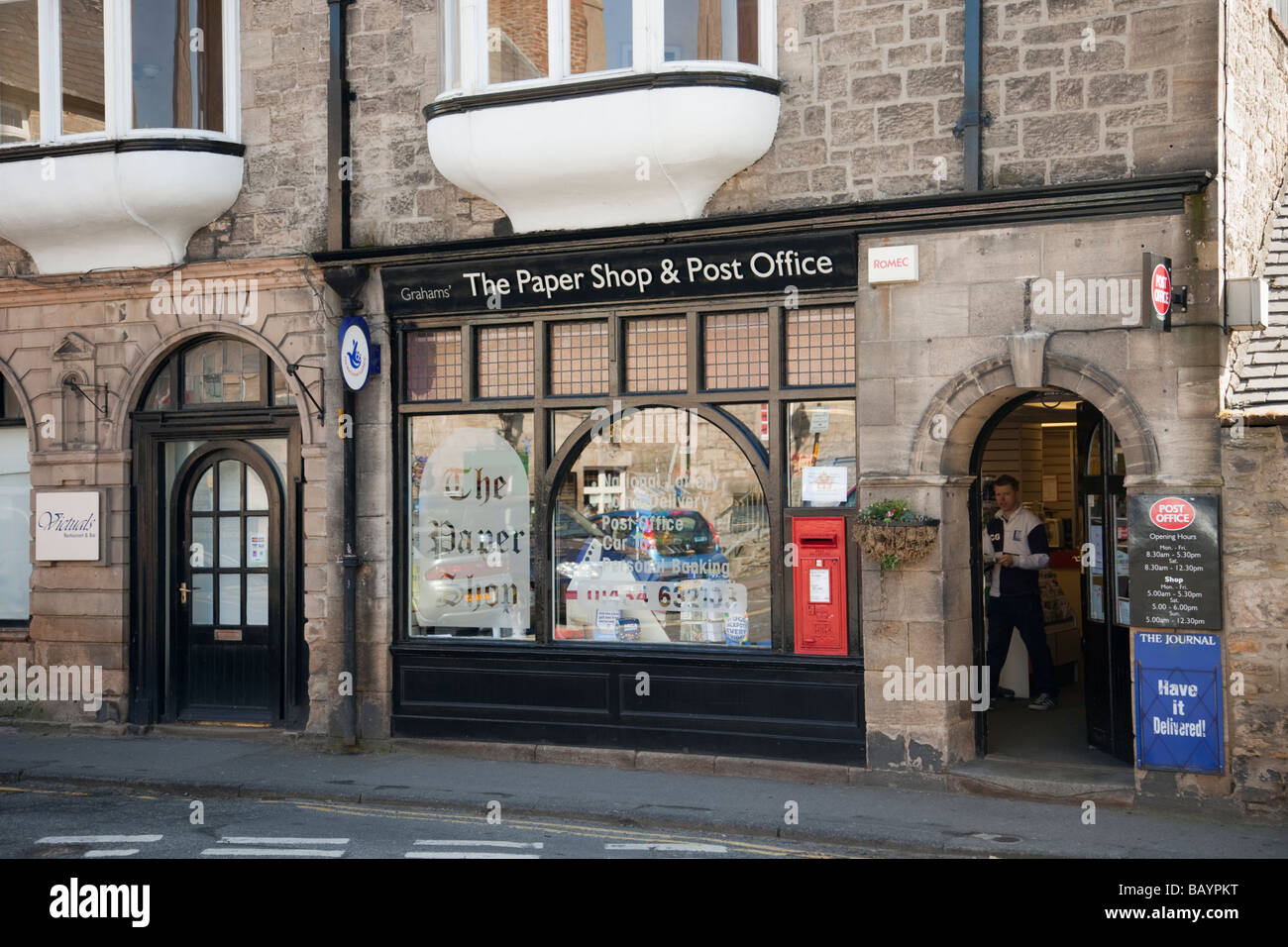 Paper shop town post office hi-res stock photography and images - Alamy