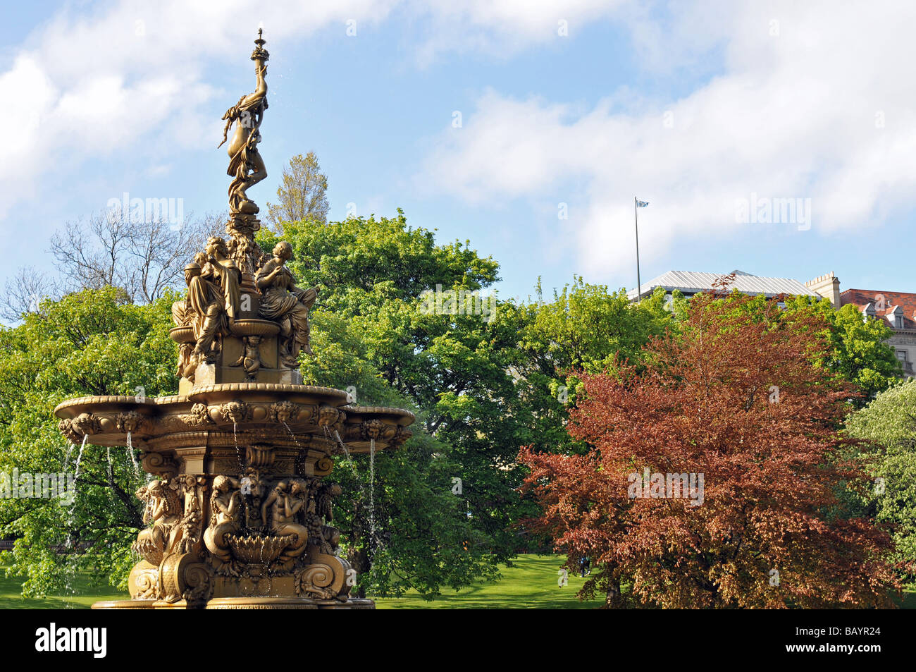 Ross Fountain Princes Street Gardens Edinburgh Stock Photo - Alamy
