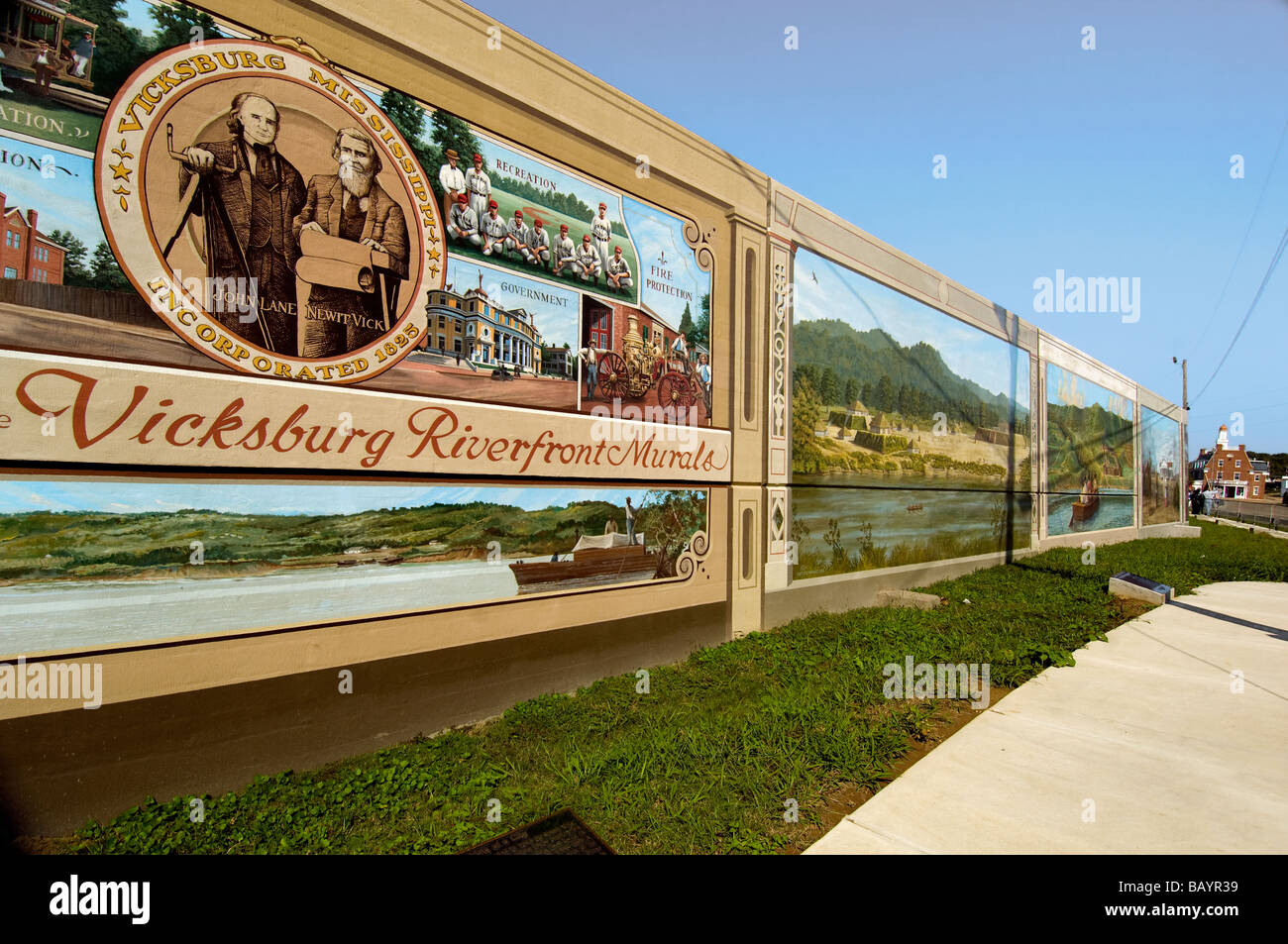 Welcome to Vicksburg Flood Wall Mural Project at Catfish Row Art Park ...