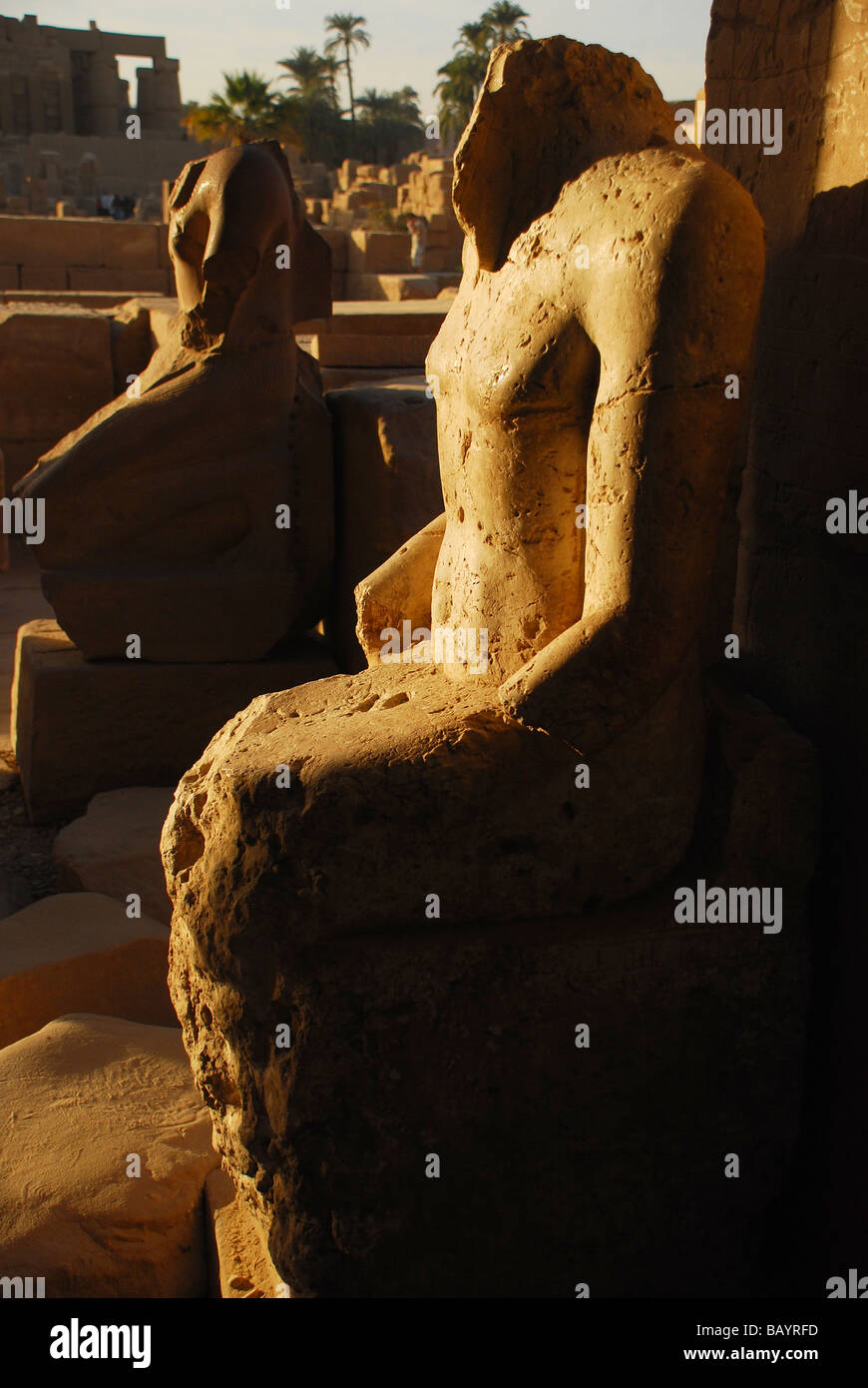 Africa Middle East Egypt Egyptian Luxor Temple of Karnak ruins ...