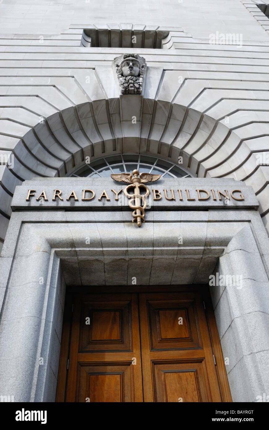 The Faraday Building Queen Victoria Street City of London London Stock ...