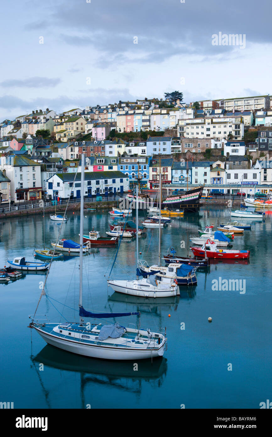 Brixham Old Harbour Brixham South Hams Devon England February 2009 ...