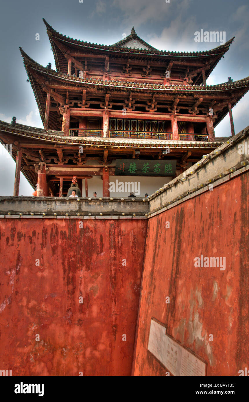the magnificent Chaoyang Gate in historical Jianshui China Stock Photo ...