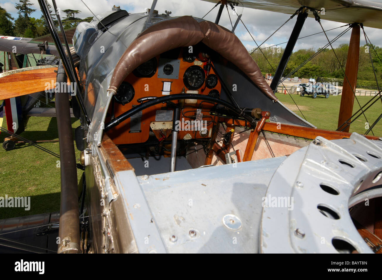 Bristol F2b fighter As seen at Shuttleworth Air Show Spring 2009 Stock ...
