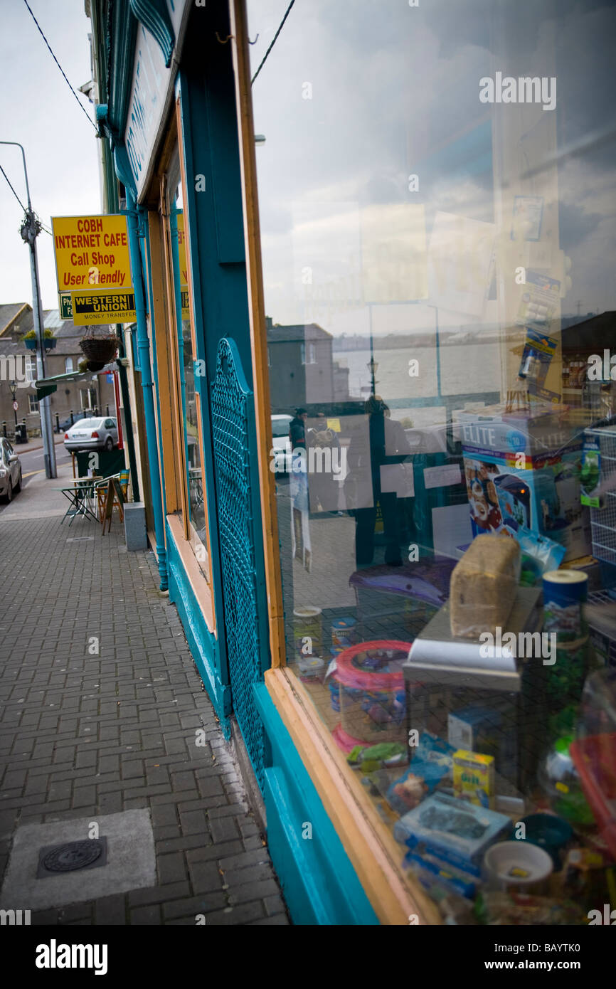 Shop window in the seaside town of Cobh Ireland Stock Photo - Alamy