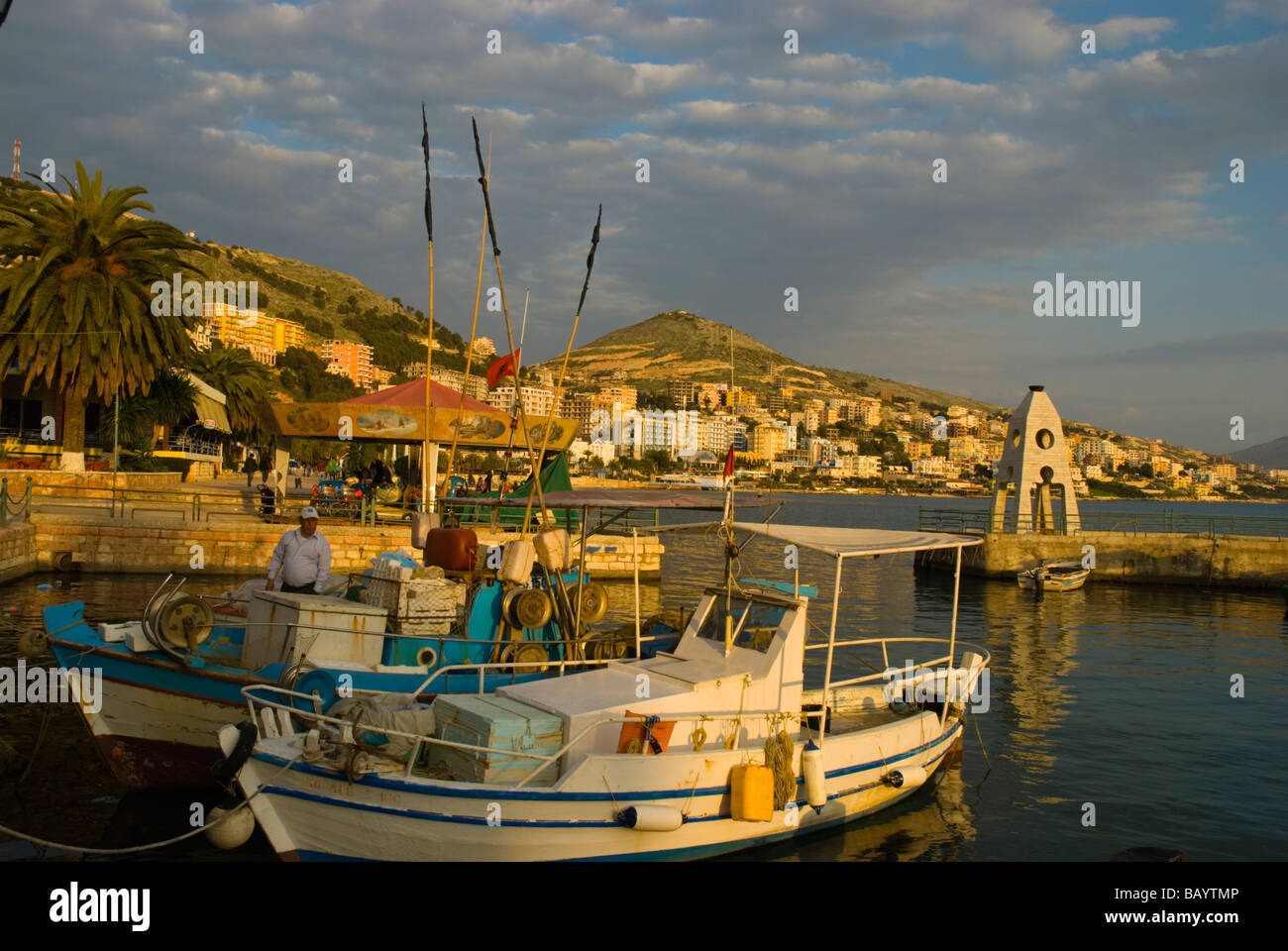 Albanian fishing boat hi-res stock photography and images - Alamy