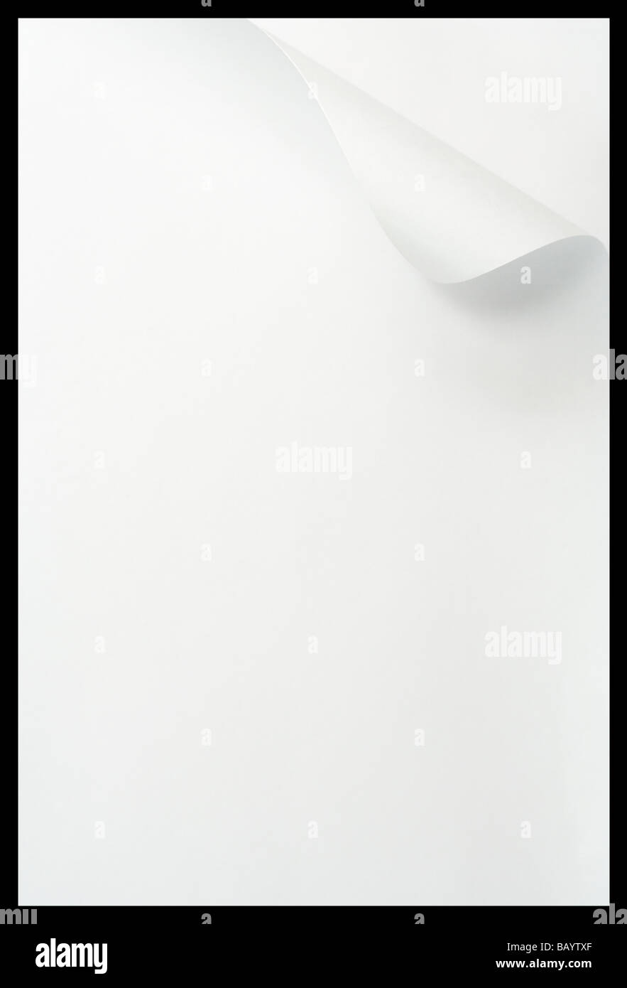 Curled corner page hi-res stock photography and images - Alamy