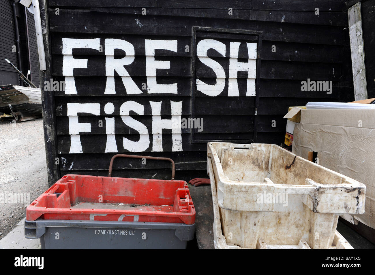 Traditional fish stall hi-res stock photography and images - Alamy