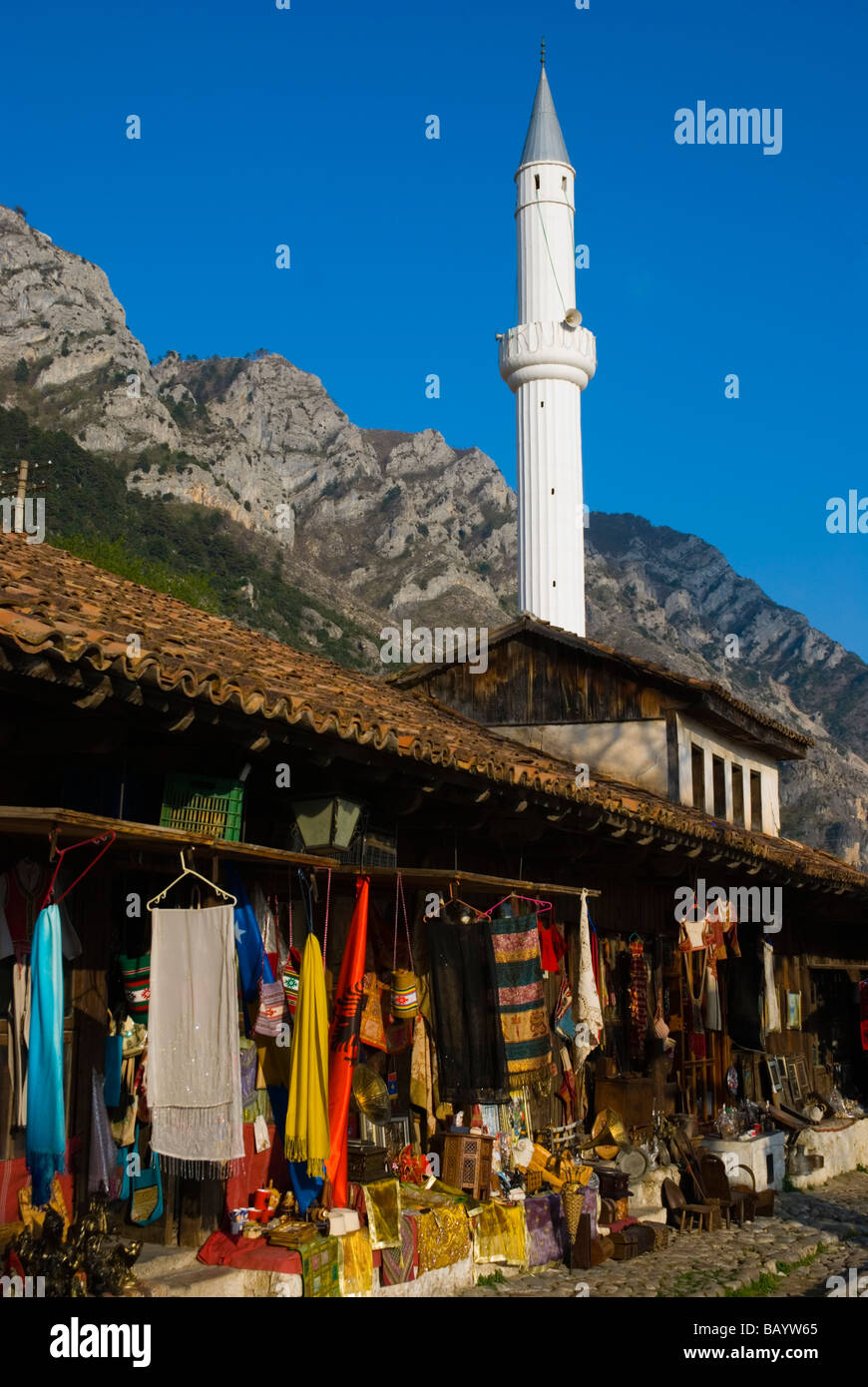 Kruja albania bazaar mosque hi-res stock photography and images - Alamy